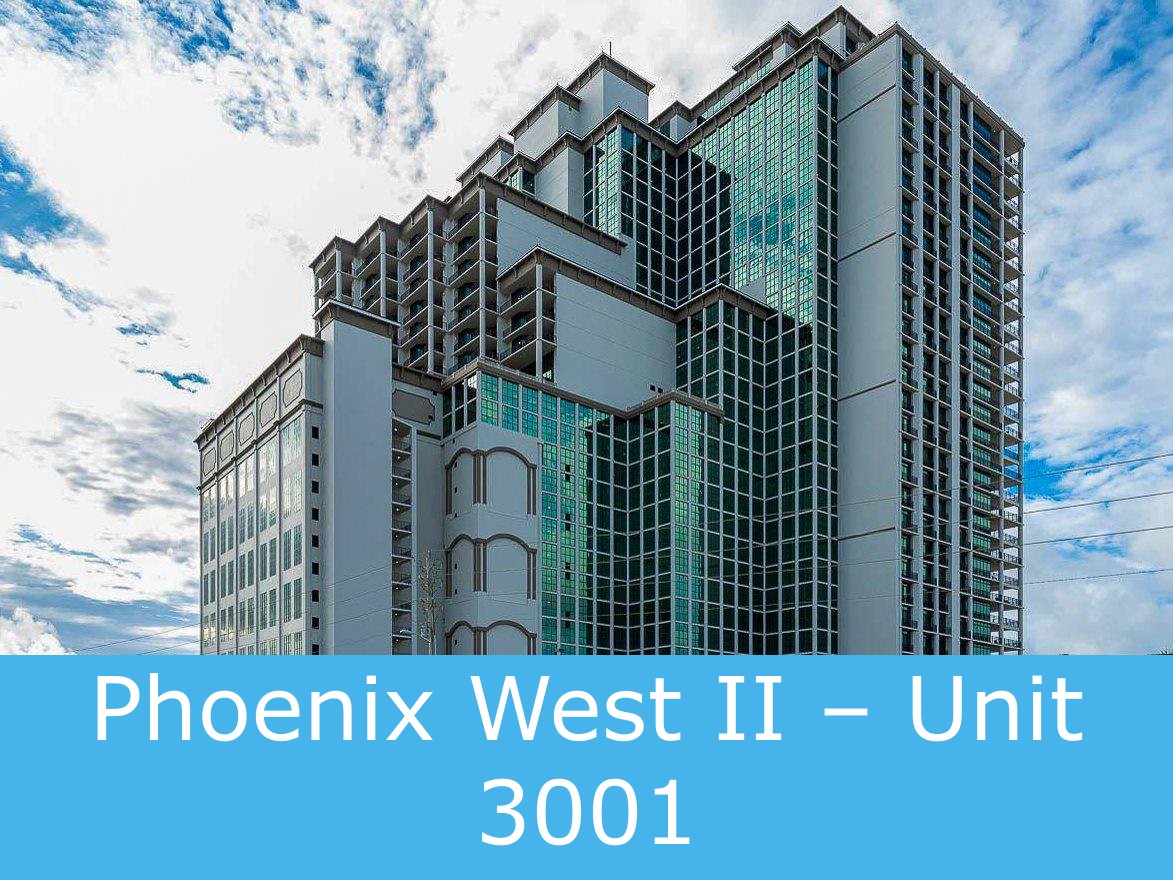 Phoenix West II – 3001 - Orange Beach Condo Rentals